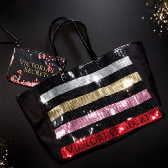 Victoria's Secret | Bags | Victorias Secret Sequin Tote | Poshmark